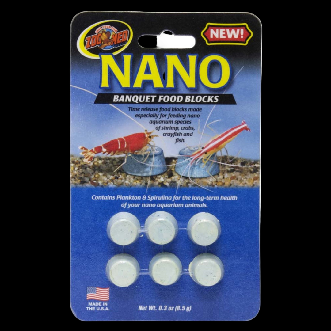 Zoo Med Nano Banquet Fish Feeding Block – Tropical Showcase